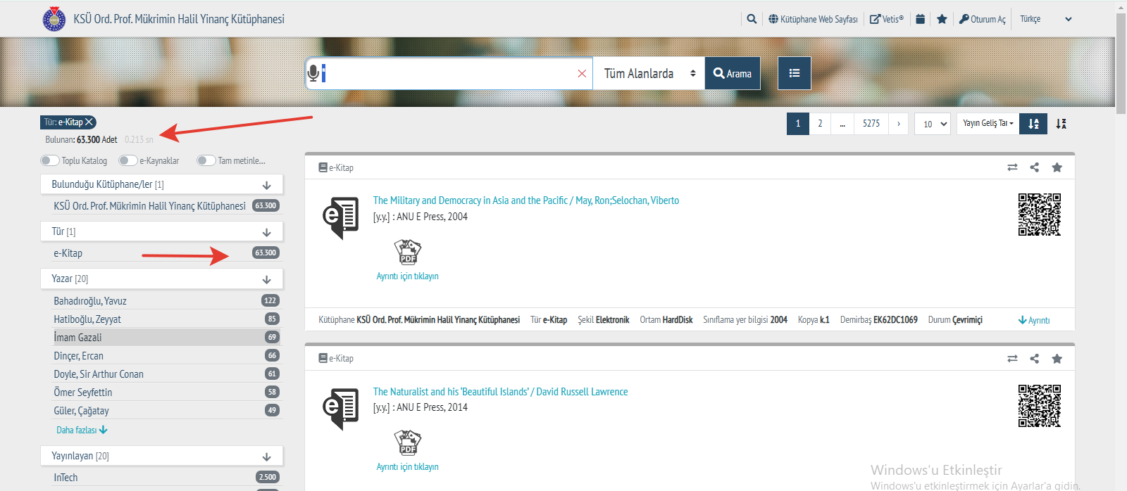 KSÜ - Açık Erişim 14765 E-Kitap Kütüphane Kataloğuna İlave Edilmiştir